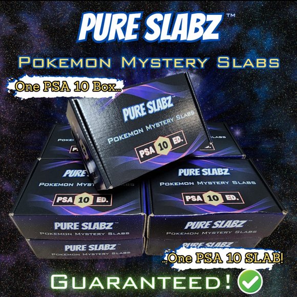 PURE SLABZ | Toys | Pure Slabz Pokemon Mystery Slab Box Psa Edition ...